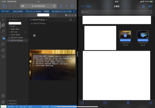 【2022年12月時点の最適解】iPadでVS Codeを利用する - Remote Tunnels - しょぼんブログ